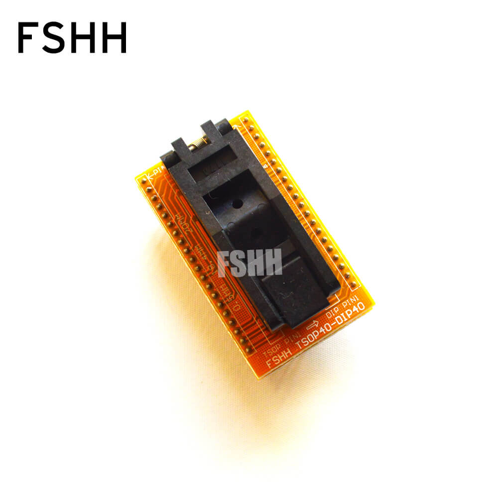 Clamshell TSOP40 To DIP40 Programmer Adapter TSOP40 Test Socket Pitch=0 ...