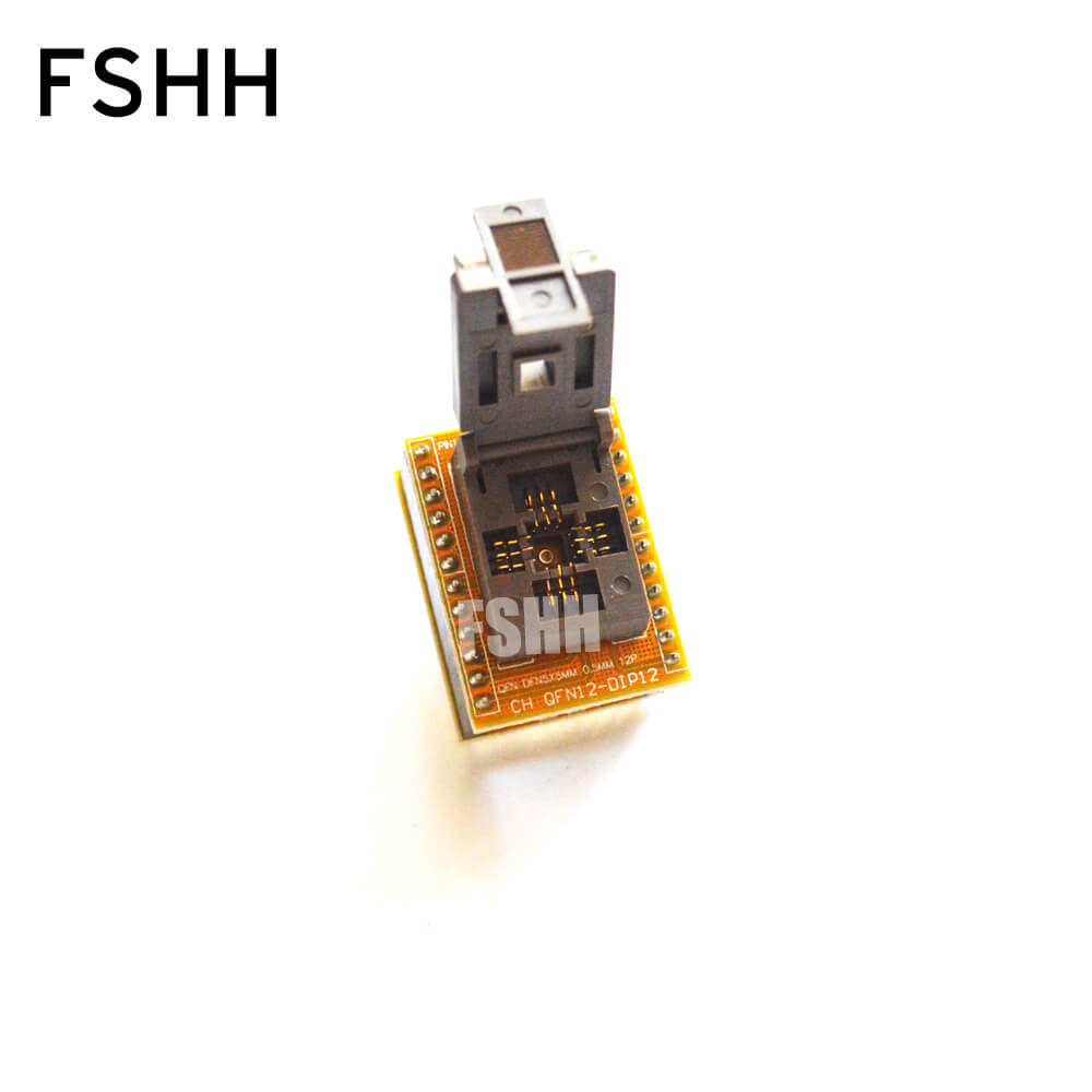 QFN12 To DIP12 Programmer Adapter WSON12 DFN12 QFN12 MLF12 Ic Test ...