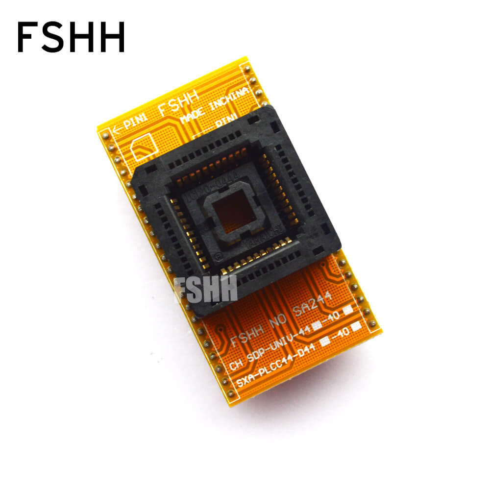 SA244 SDP-UNIV-44 Programmer Adapter PLCC44 Test Socket IC120-0444-306 ...