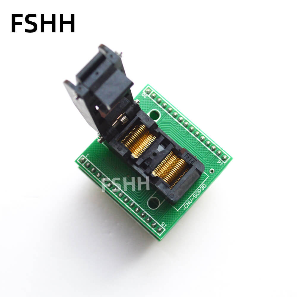 Clamshell CNV-SSOP30-DIP SSOP30 To DIP30 Programmer Adapter IC51-0302 ...