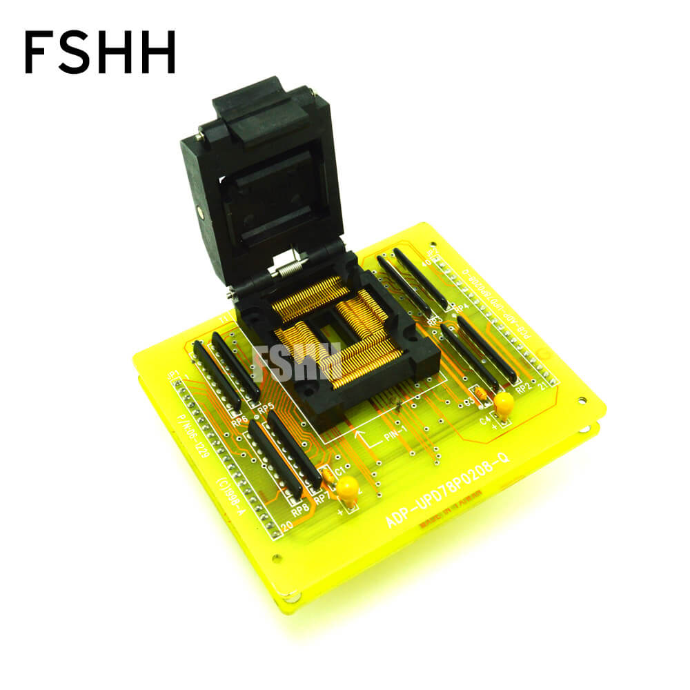 ADP-UPD78P0208-Q Programmer Adapter TQFP100 QFP100 To DIP40 For ALL-11 ...