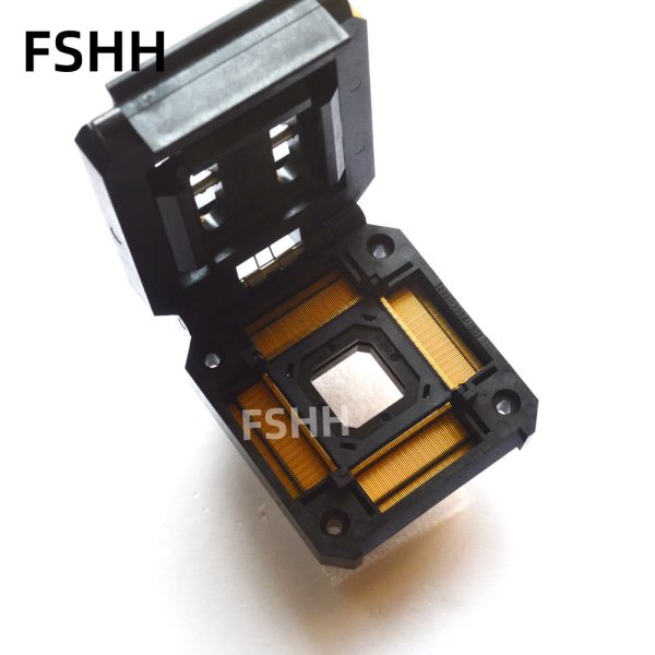 Clamshell IC51-2564-1668-10 Test Socket QFP256 TQFP256 LQFP256 Ic ...