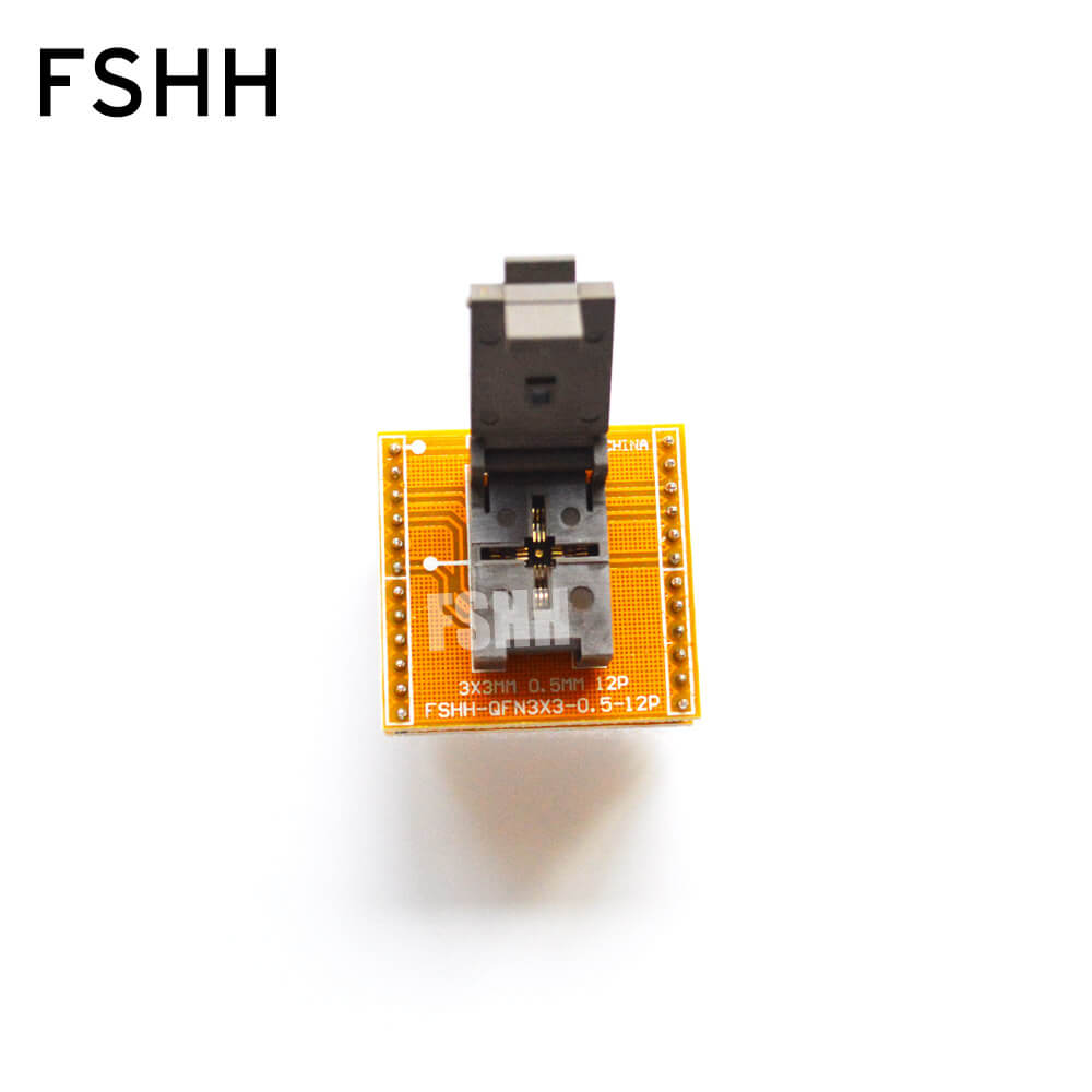 Pitch=0.5mm Size=3mm*3mm QDFN12 IC SOCKET WSON12 MLF12 QFN12 DFN12 TEST ...