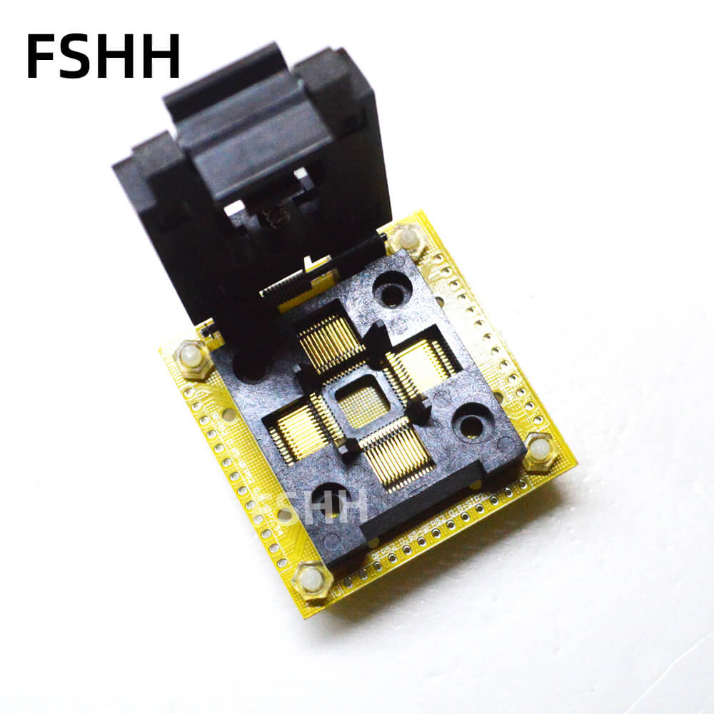 FPQ-52-0.65-02 Test Socket QFP52 TQFP52 LQFP52 FPQ52 Ic Socket QFP52 To ...