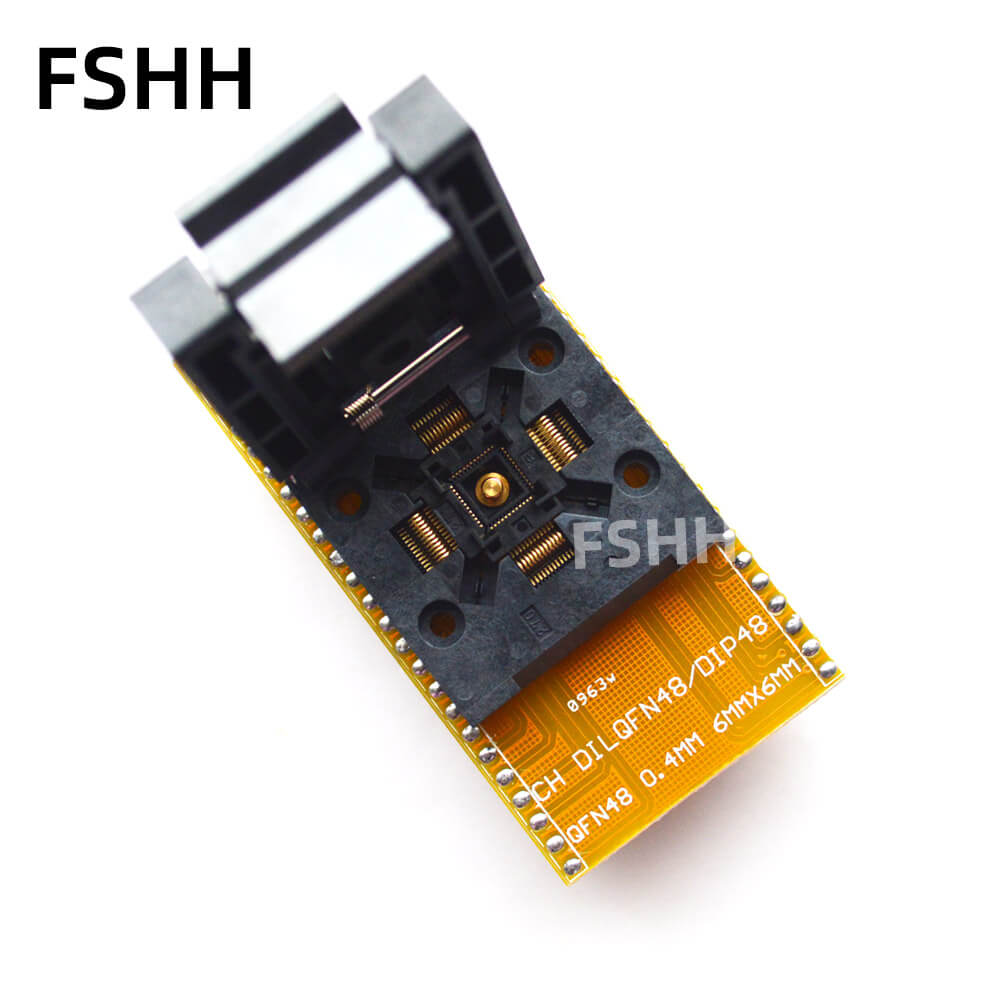 QFN48 To DIP48 Programmer Adapter QFN48 Test Socket WSON48 DFN48 MLF48 ...