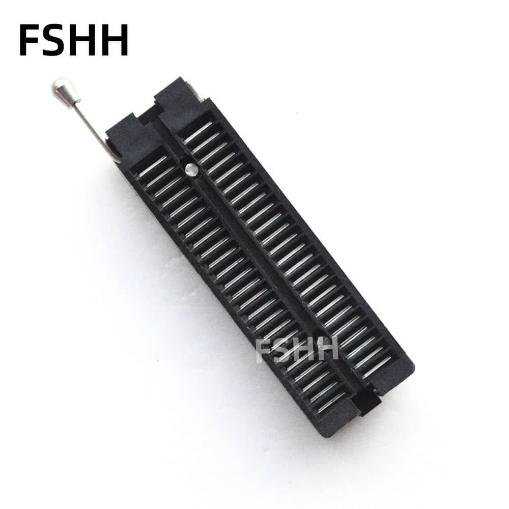 2.54mm DIP24 DIP28 DIP32 DIP40 DIP48 Black Lock IC Test Socket ...
