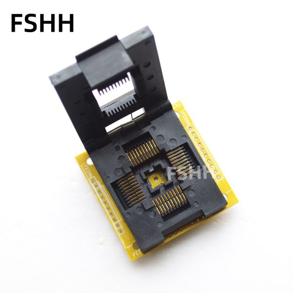 Clamshell CQFP40 Test Socket QFP40 Ic Socket Pin Pitch =1.27mm Chip ...