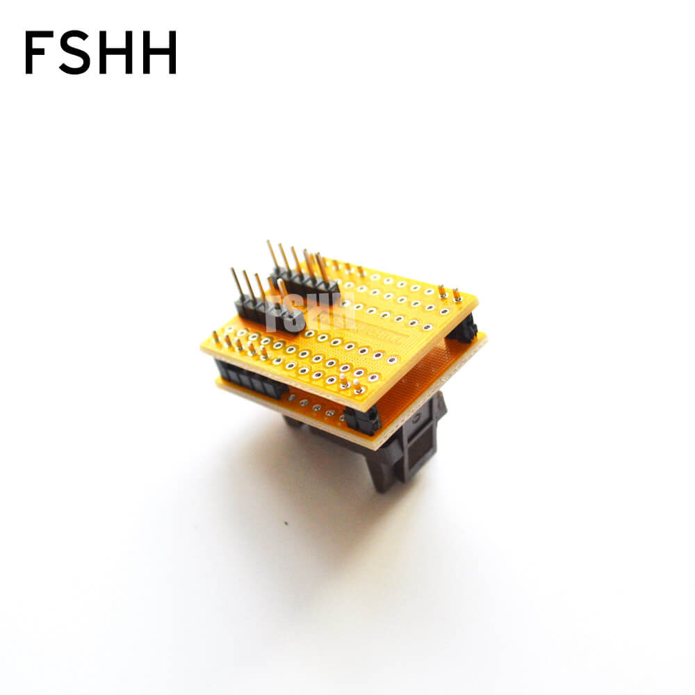QFN10 To DIP10 Programmer Adapter WSON10 MLF10 DFN10 Socket Pitch=0.5mm ...