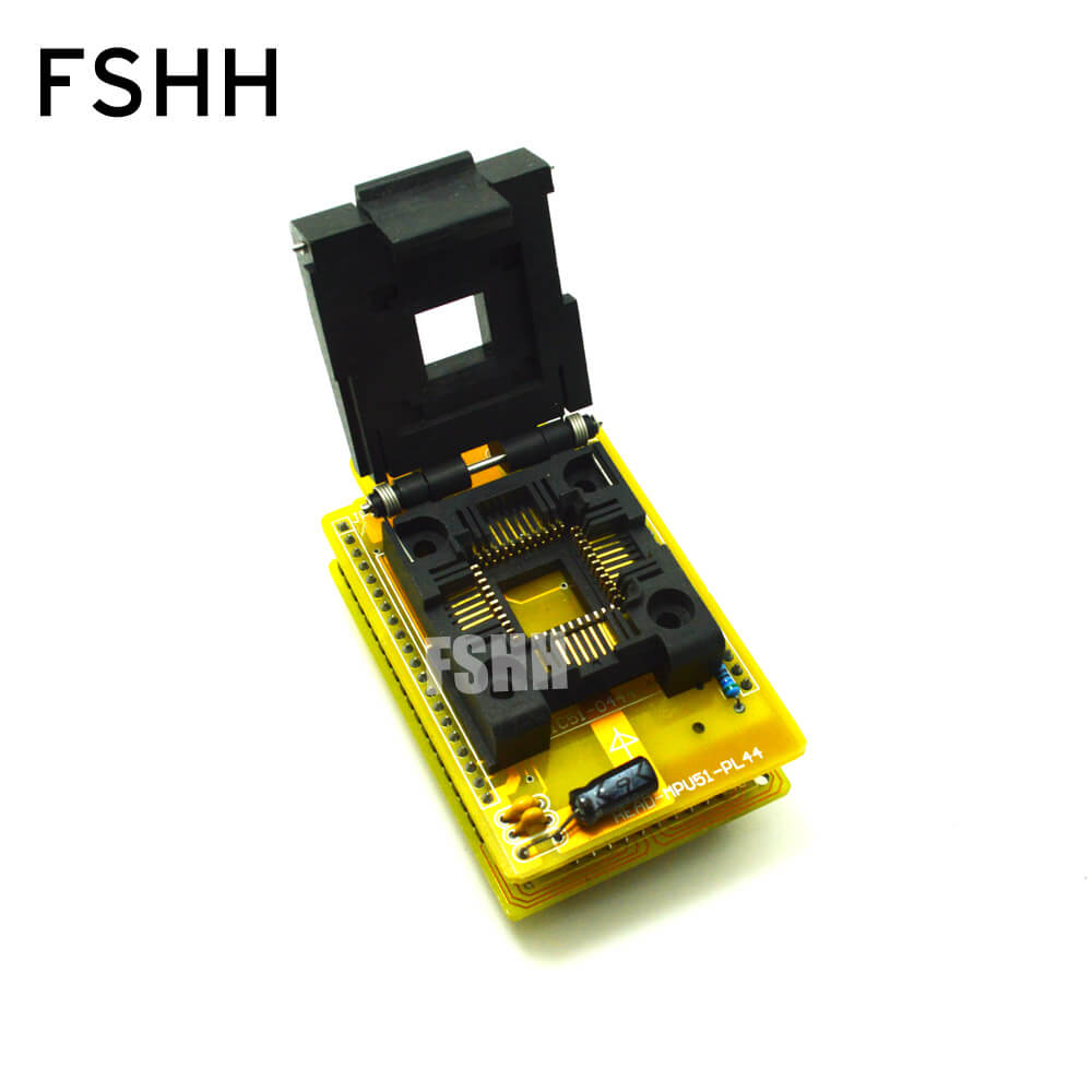 HEAD-MPU51-PL44 Adapter For GANG-08 Programmer Adapter PLCC44 IC SOCKET ...