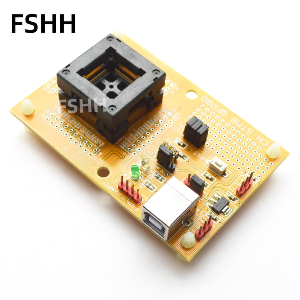 STM8-QFP80 Core Board TQFP80 LQFP80 STM8A STM8S STM8L Download Seat ...