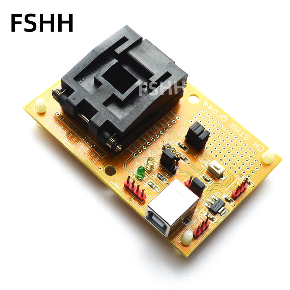 STM8-QFP44 Core Board STM8A STM8S STM8L Download Seat Test Socket ...