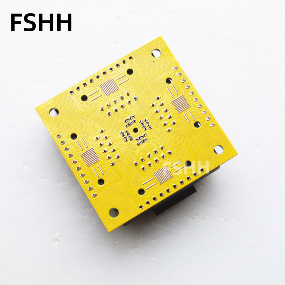 Clamshell CQFP40 Test Socket QFP40 Ic Socket Pin Pitch =1.27mm Chip ...