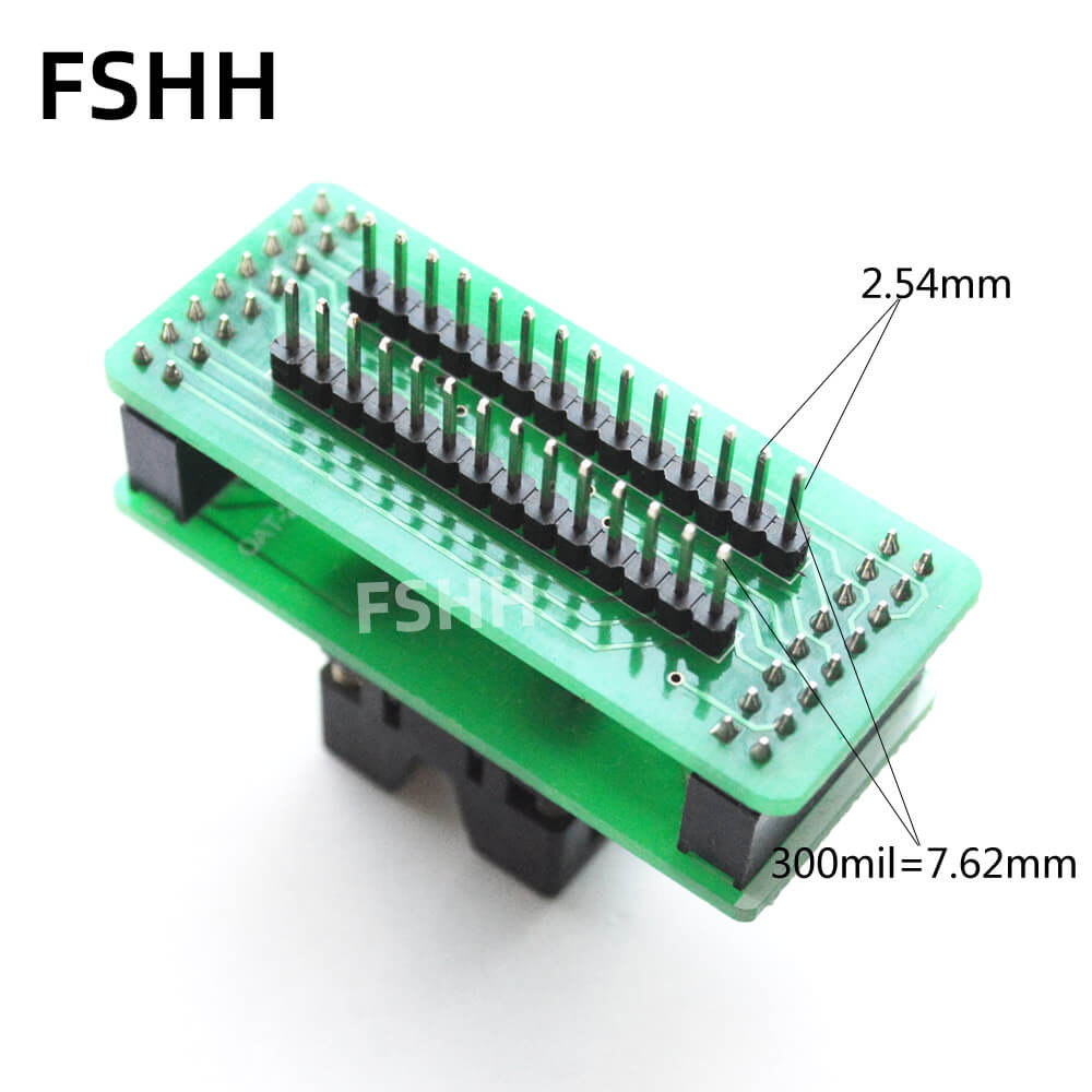 OAT-28TSSOP-150-OT Programmer Adapter SSOP28 To DIP28 Adapter Test ...
