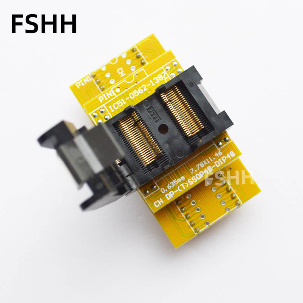 CH-DP(T)SSOP48-DIP48 Adapter IC51-0562-1387 Test Socket TSSOP48 To ...
