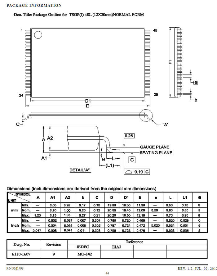 IC354-0482-031 Test Socket TSOP48 0.5mm IC Socket NAND FLASH Socket ...
