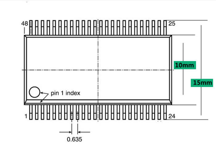 CH-DP(T)SSOP48-DIP48 Programmer Adapter TSSOP48 To DIP48 Adapter FP-48 ...