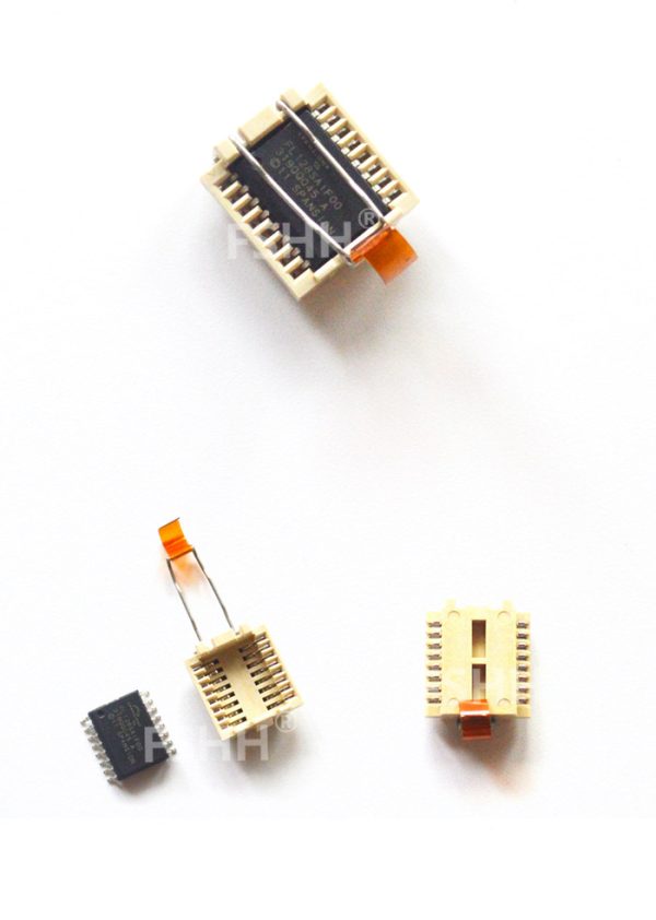 SOK-SPI-16W Test Socket 300mil SOP16 SOIC16 SO16 Ic Socket Pitch=1.27mm ...