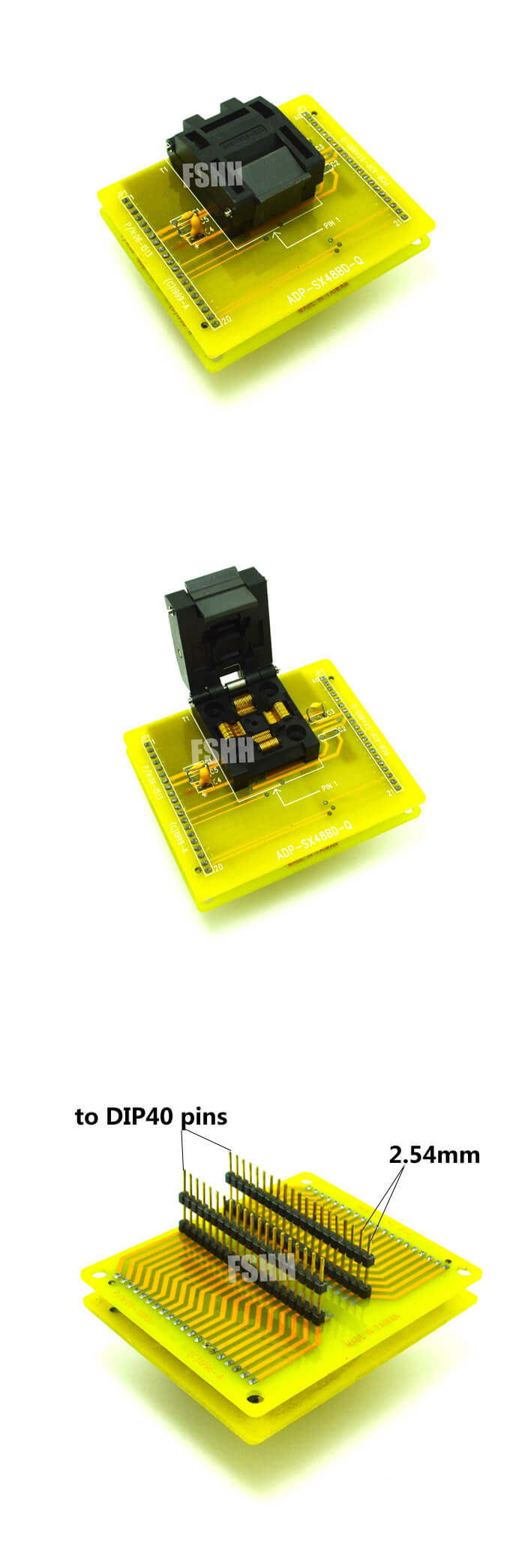 ADP-SX48BD-Q Programmer Adapter For ALL-11 Programmer Adapter TQFP48 To ...