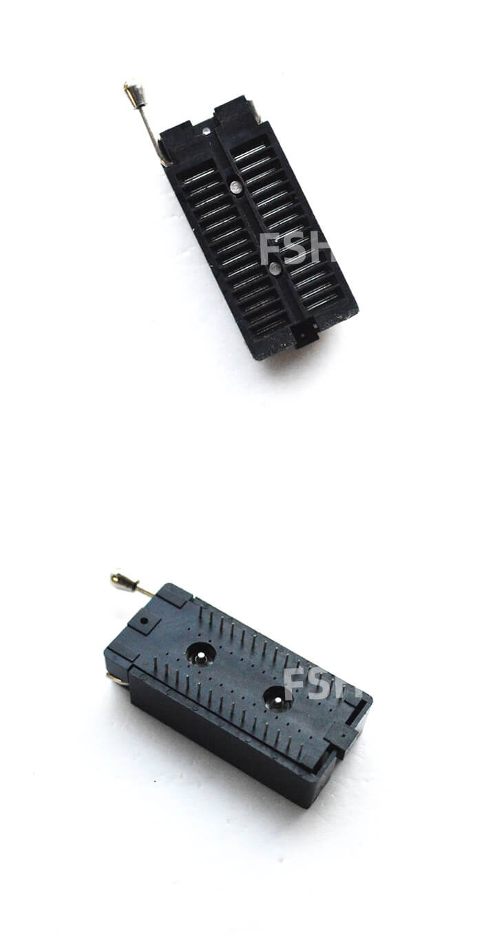 2.54mm DIP24 DIP28 DIP32 DIP40 DIP48 Black Lock IC Test Socket ...