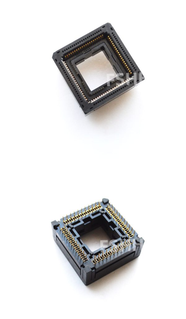 IC120-0844-403 Test Socket PLCC84 Socket Open Top IC Socket Pitch 1 ...