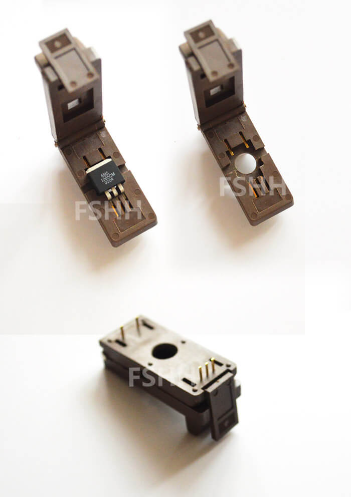 TO-263-3L Burn-in Socket TO-263-3 TO-263-5L TO263 Component Aging Test ...