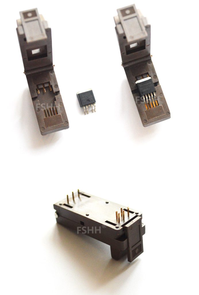 TO-263-3L Burn-in Socket TO-263-3 TO-263-5L TO263 Component Aging Test ...