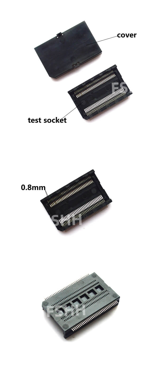 IC306-070-110 Test Socket 0.8mm SSOP70 Smd Smt Test Socket - FSHH Store