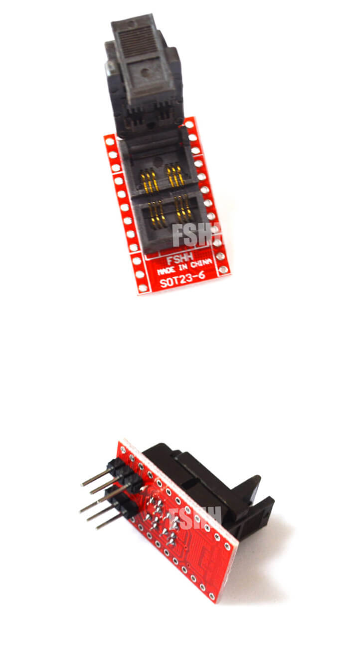 SC-74 SC74 SOT23-6 SOT23-5-DIP Programmer Adapter SOT23 Test Socket Two ...