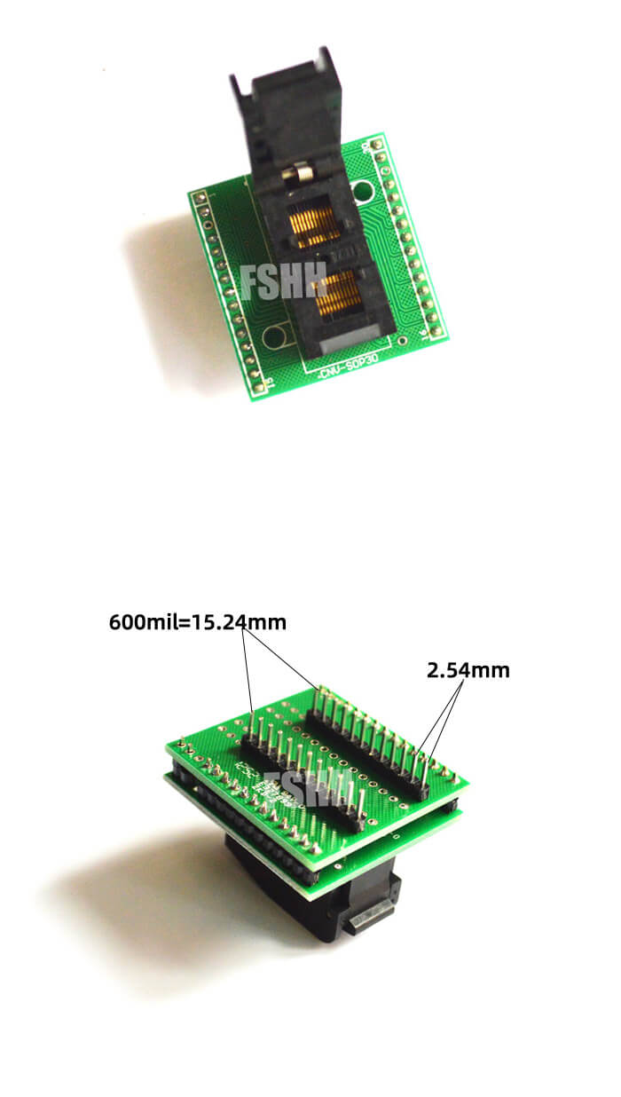 SSOP24 To DIP24 Programmer Adapter IC51-0242-761 Adapter TSSOP24 SSOP24 ...