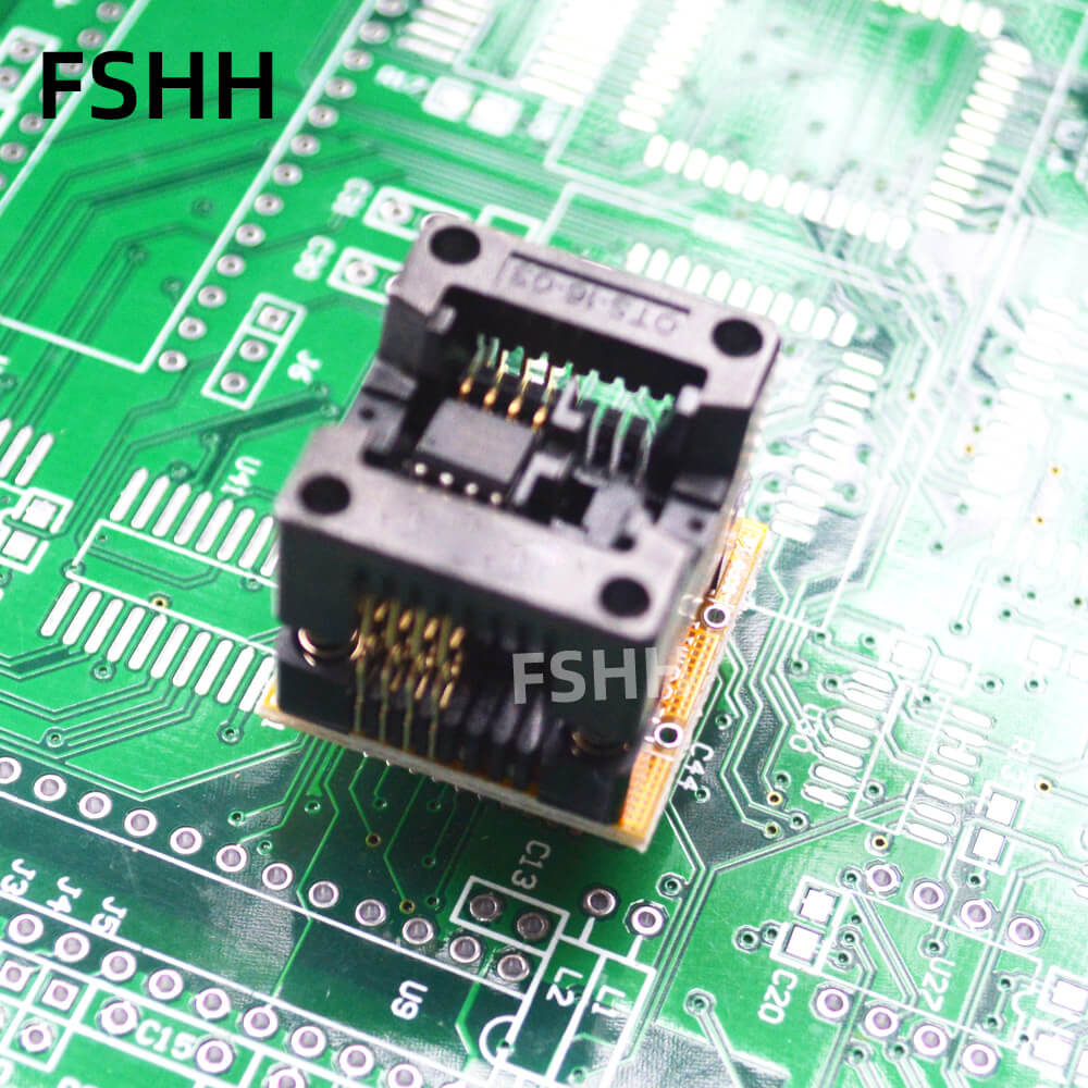 150mil 208mil SOP8 To SOP8 Online Upgrade Brush Writ Test Socket SOIC8 ...