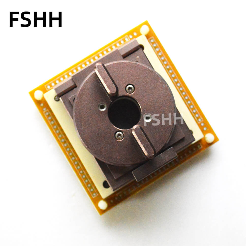 QFN76 Test Socket WSON76 DFN76 MLF76 With PCB Board Adapter Pitch=1.0mm ...
