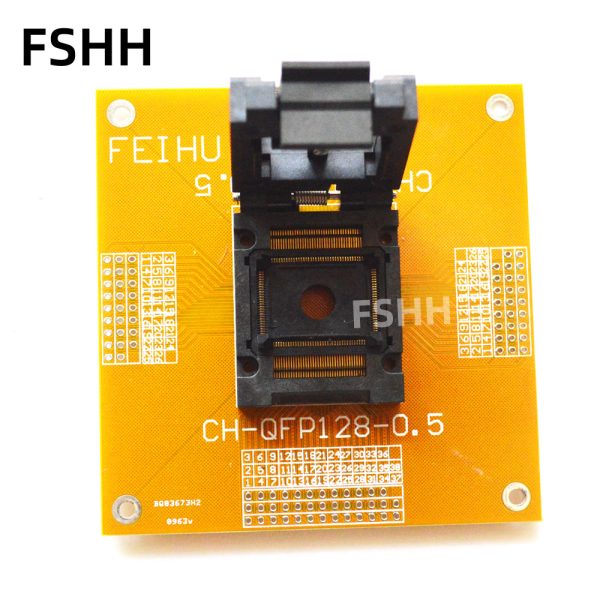 FPQ-128-0.5-03 Test Socket TQFP128 QFP128 LQFP128 FPQ128 IC Socket ...
