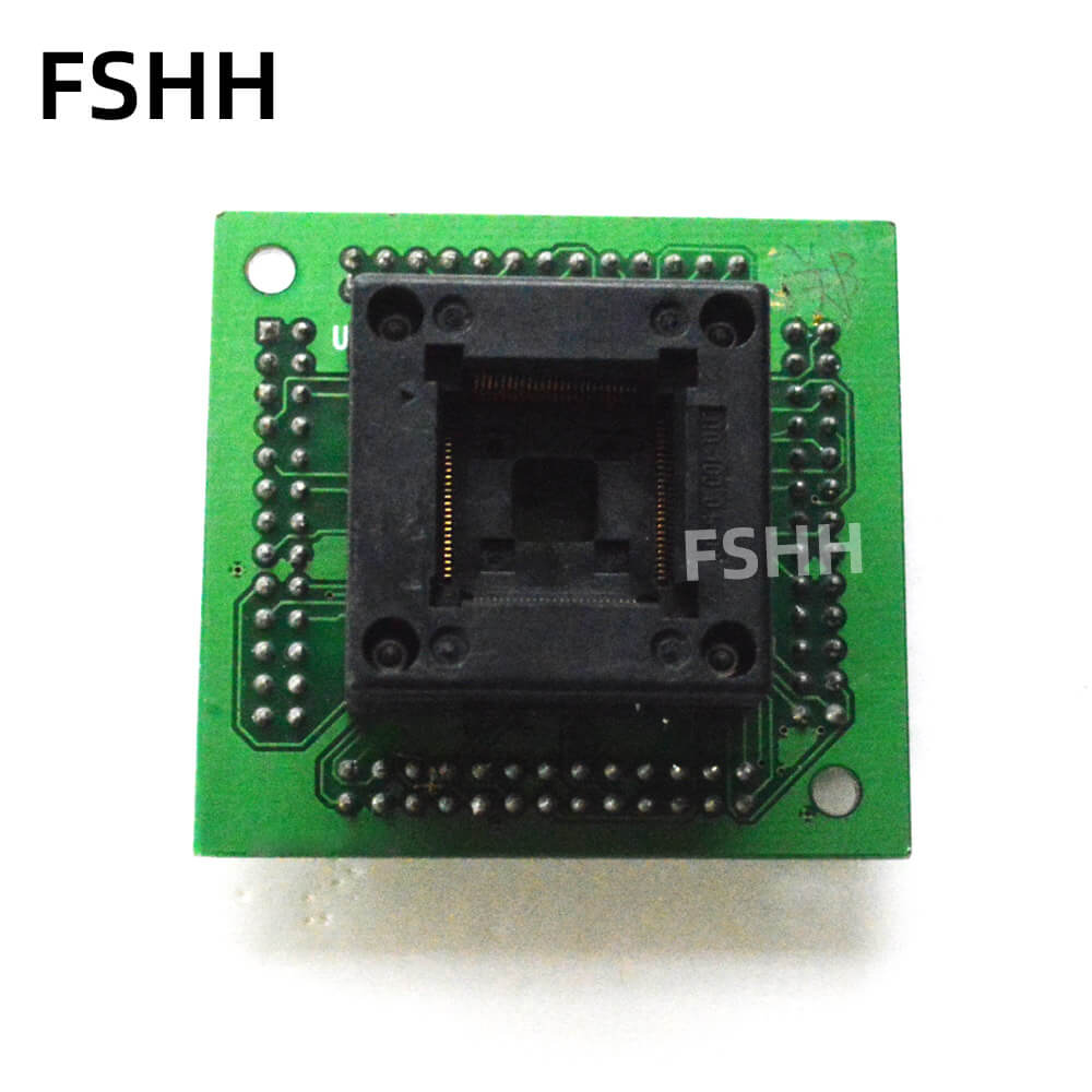OTQ-100-0.5-09 Test Socket QFP100 LQFP100 TQFP100 Adapter 0.5mm 14x14mm ...
