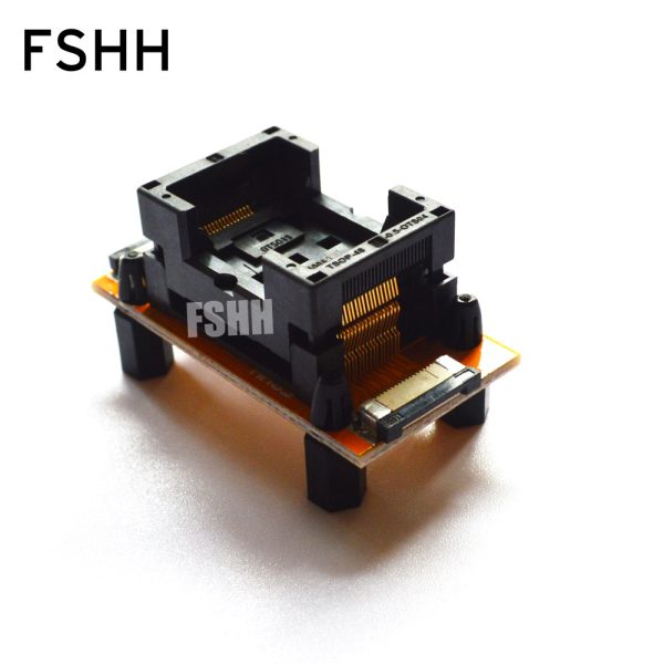 Program Test SMD Welding TSOP32 To TSOP32 Test Socket 0.5mm 18.4mm 20mm ...