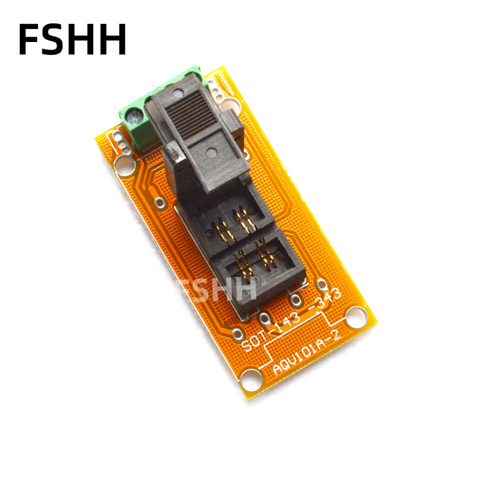 Clamshell SOT143 Socket SOT-143 Test Socket Aging Test Socket With PCB ...