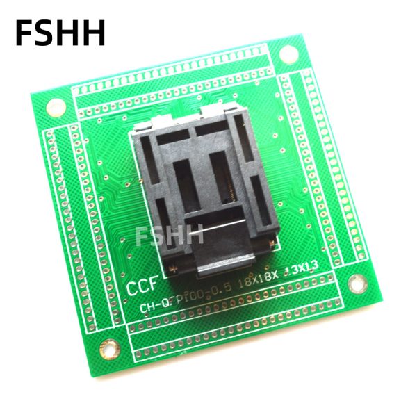 IC51-1004-958 Test Socket QFP100 LQFP100 TQFP100 Socket Pitch=0.5mm ...