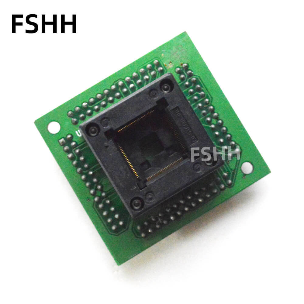 OTQ-100-0.5-09 Test Socket QFP100 LQFP100 TQFP100 Adapter 0.5mm 14x14mm ...