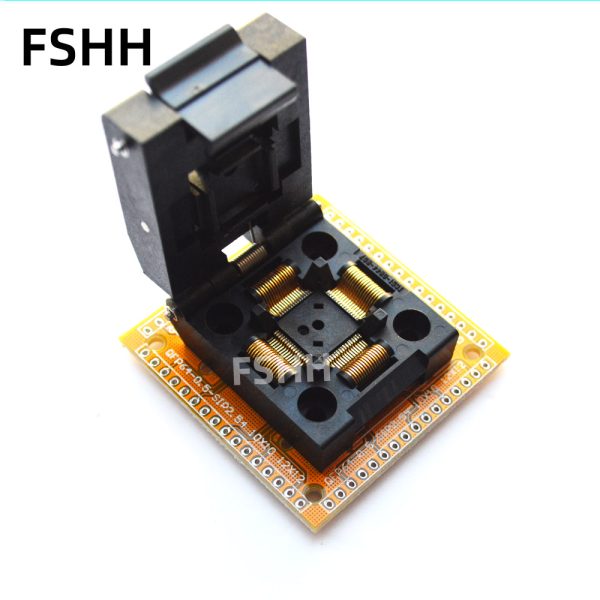TQFP64 LQFP64 QFP64 Test Socket IC51-0644-807 Socket With PCB QFP64 0 ...