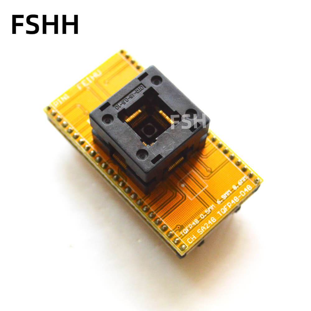 SA248 TQFP48 To DIP48 Programmer Adapter LQFP48 QFP48 Test Socket Pitch ...