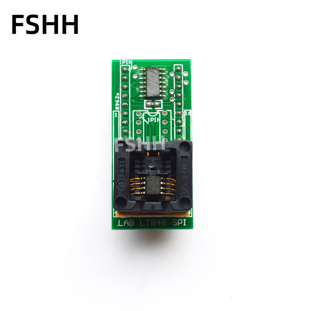 For LT848 Programmer Adapter SPI FLASH Adapter SOP8-DIP 150mil IC Test ...