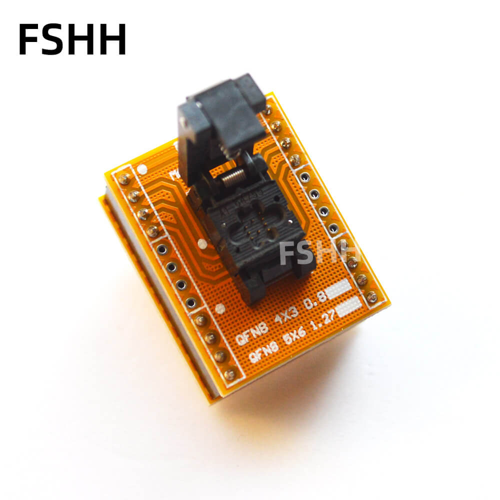 4x3mm 0.8mm QFN8 Test Socket UDFN8 DFN8 ML8F WSON8 Adapter QFN8 To DIP8 ...