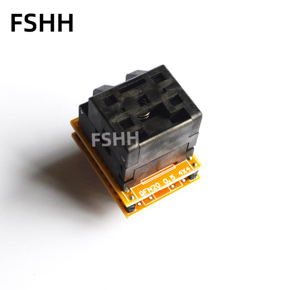 QFN20 To DIP20 Adapter 4x4mm 0.5mm QFN20 WSON20 DFN20 MLF20 Test Socket ...