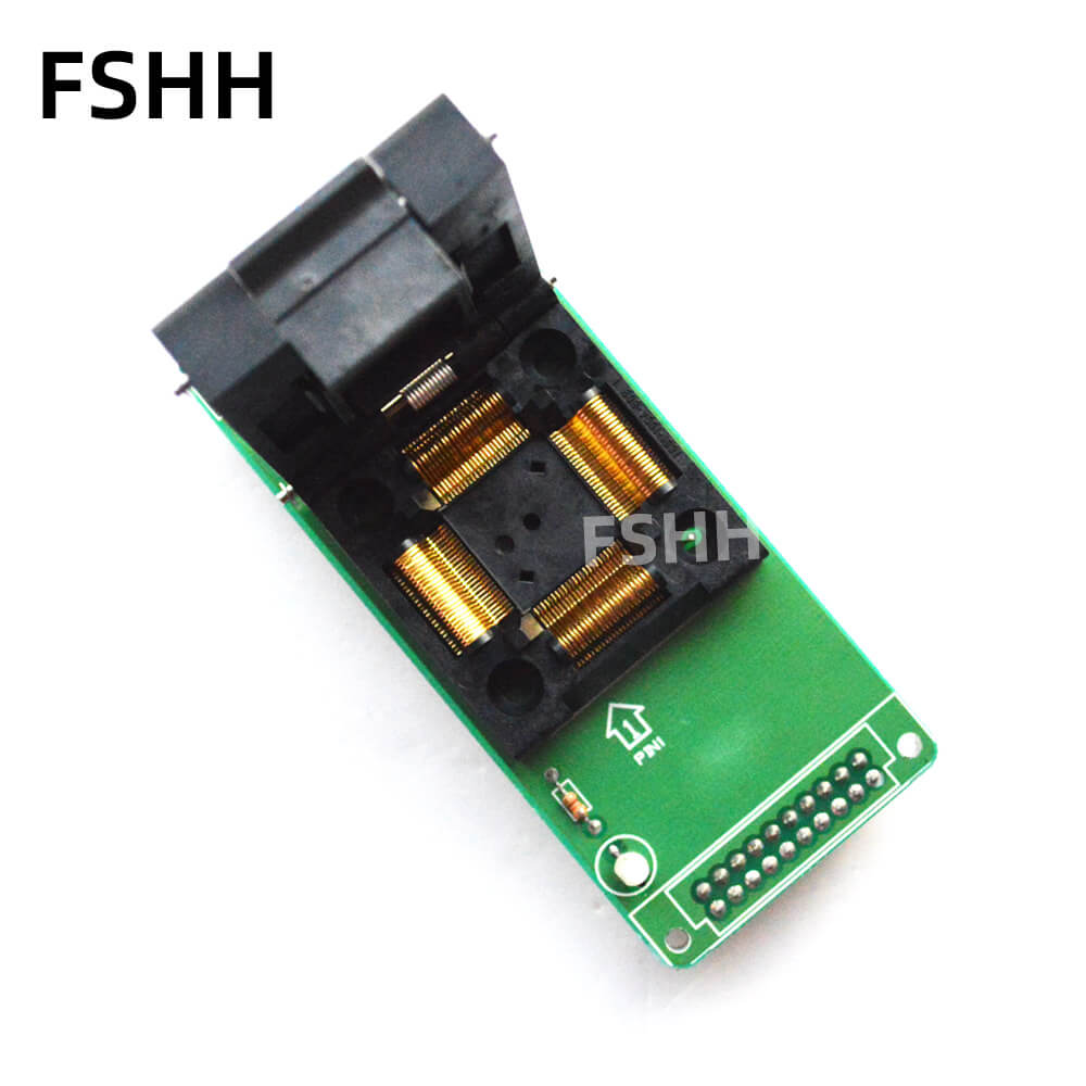 GA-100TQFP Programmer Adapter IC51-1004-809 QFP100 Adapter IC Test ...