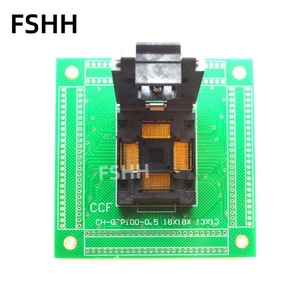 IC51-1004-958 Test Socket QFP100 LQFP100 TQFP100 Socket Pitch=0.5mm ...