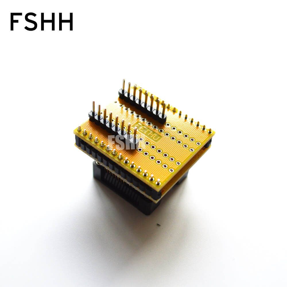 300mil SOP16 Test Socket CNV-SOP16-DIP Programmer Adapter SOIC16 OTS-28 ...