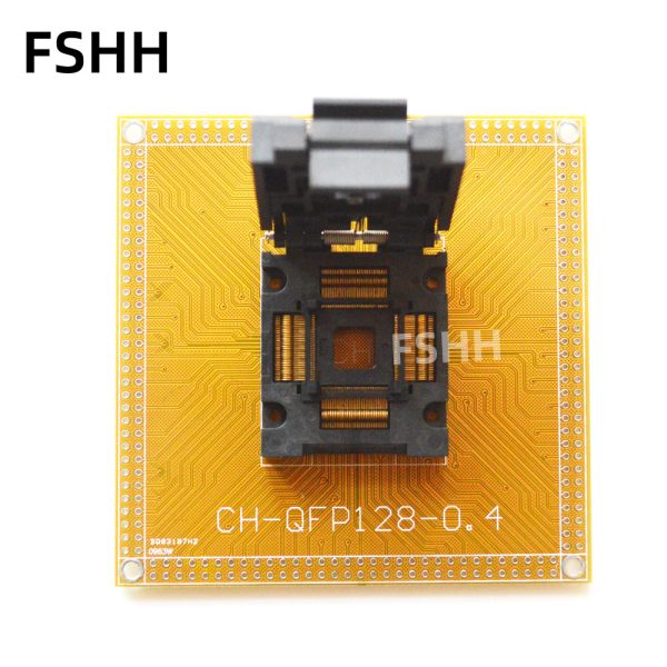 CH-QFP128-0.4 Test Socket FPQ-128-0.4-02 Programmer Adapter TQFP128 ...