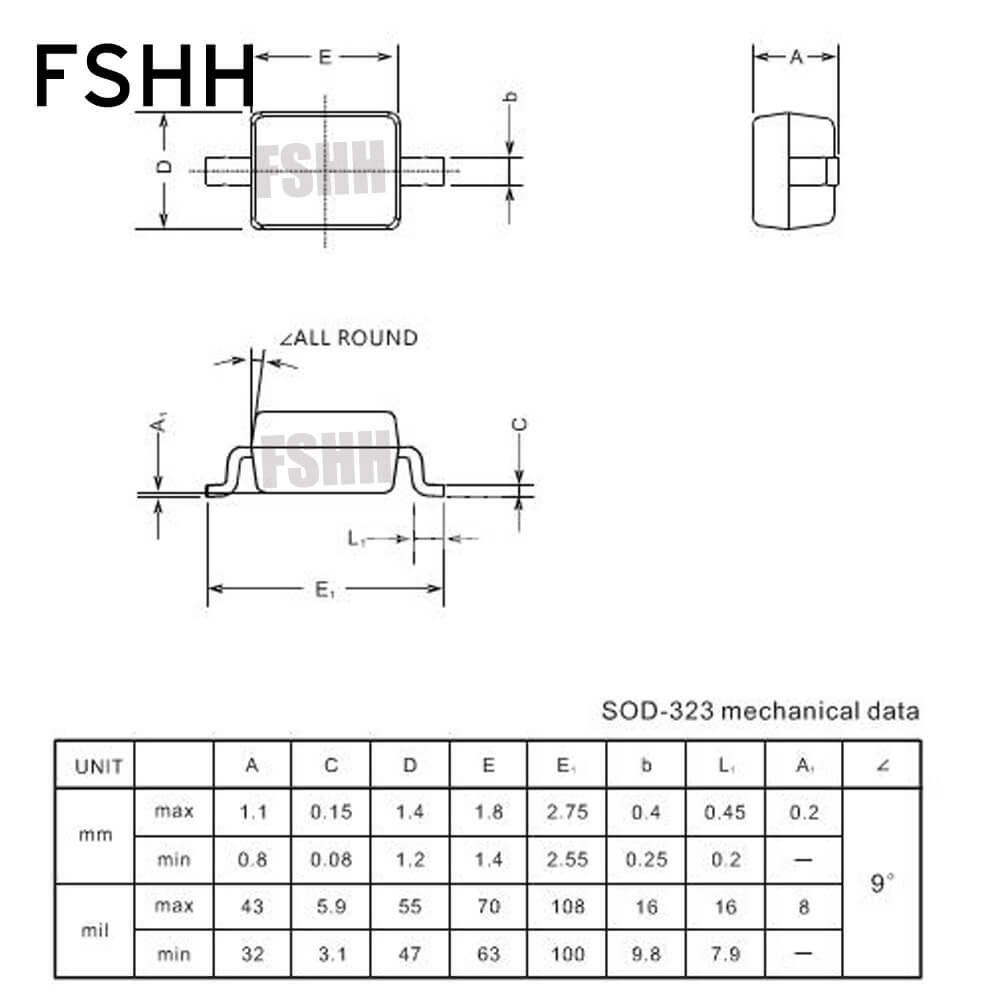 SOD-323 Test Socket SOD323 Clamshell Aging Test Socket - FSHH Store