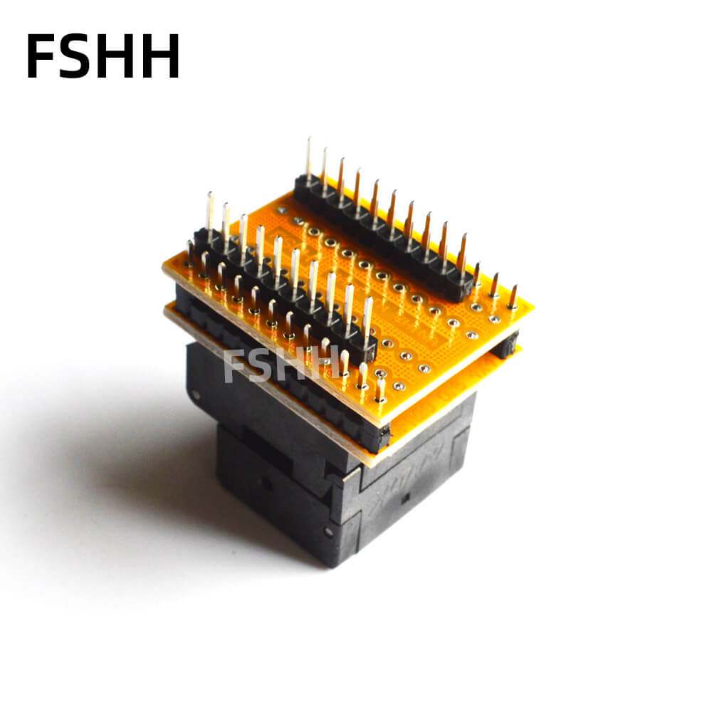 QFN20 To DIP20 Adapter 4x4mm 0.5mm QFN20 WSON20 DFN20 MLF20 Test Socket ...