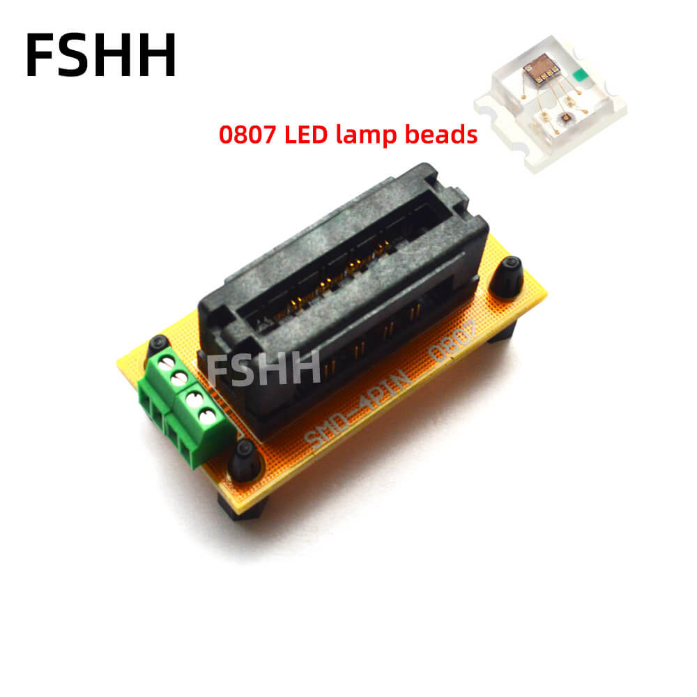 0807 LED Lamp Bead Test Socket 0807 Test Fixture LED Diode Test Fixture ...