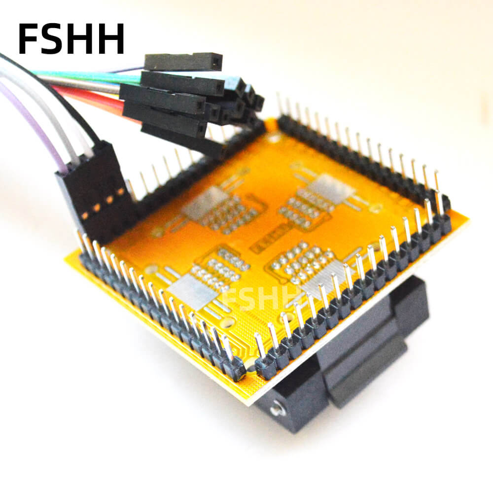 TQFP64 LQFP64 QFP64 Test Socket IC51-0644-807 Socket With PCB QFP64 0 ...